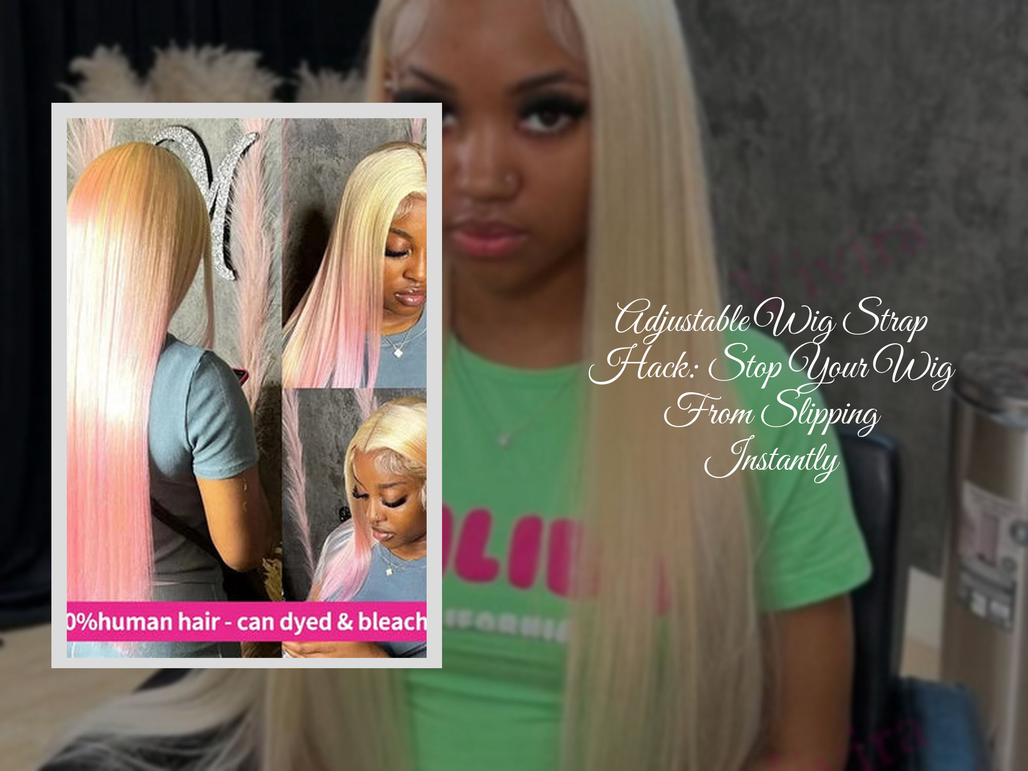 Adjustable Wig Strap Hack: Stop Your Wig From Slipping Instantly ...