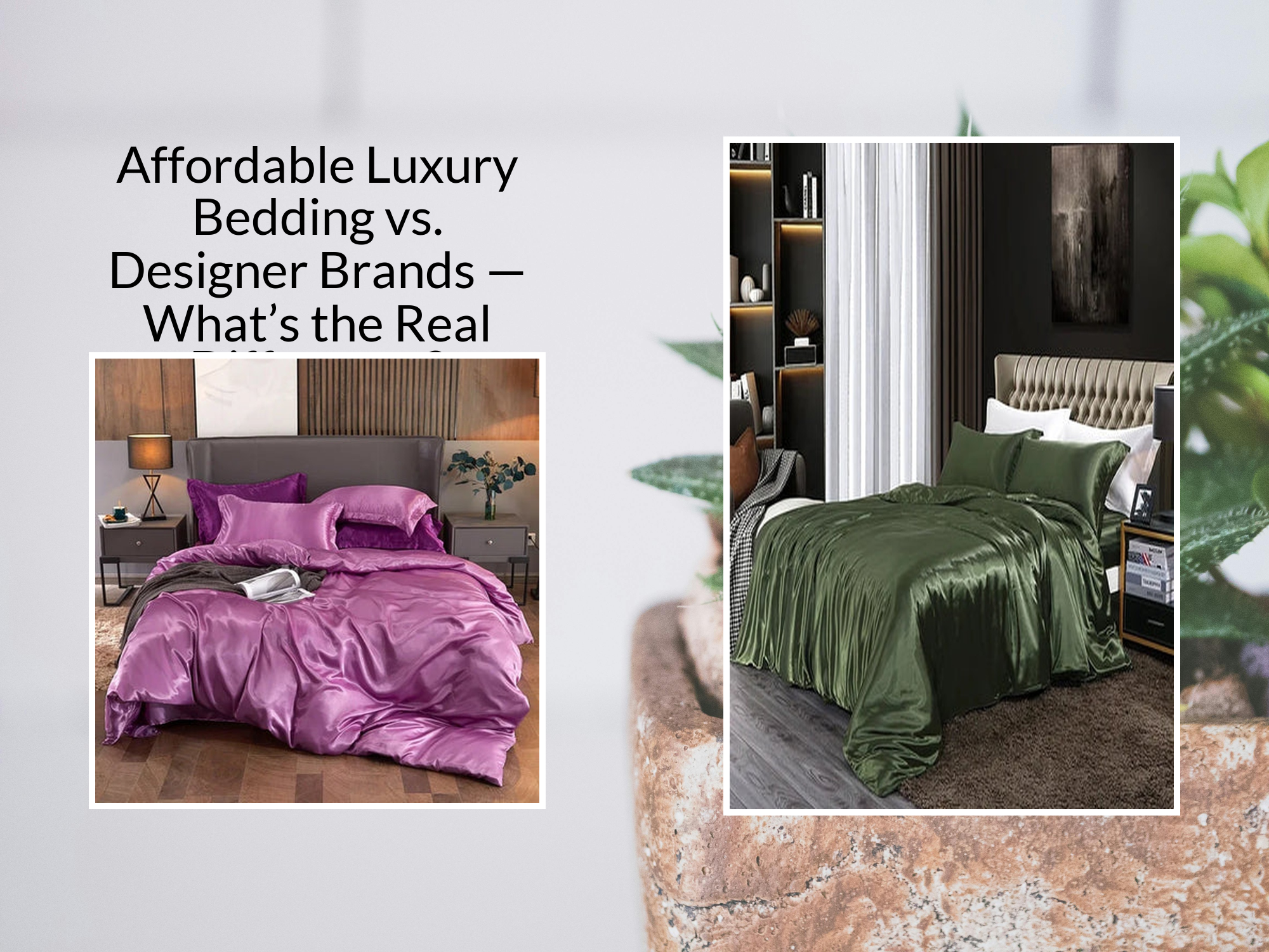 Affordable Luxury Bedding vs. Designer Brands — What’s the Real Differ ...