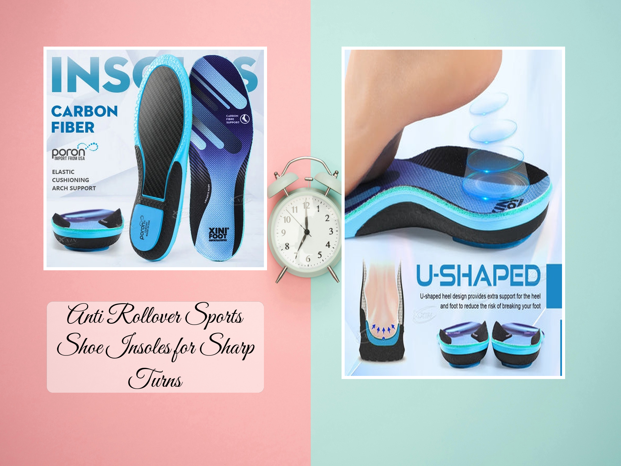 Anti Rollover Sports Shoe Insoles for Sharp Turns – KentDO™ Healthy ...