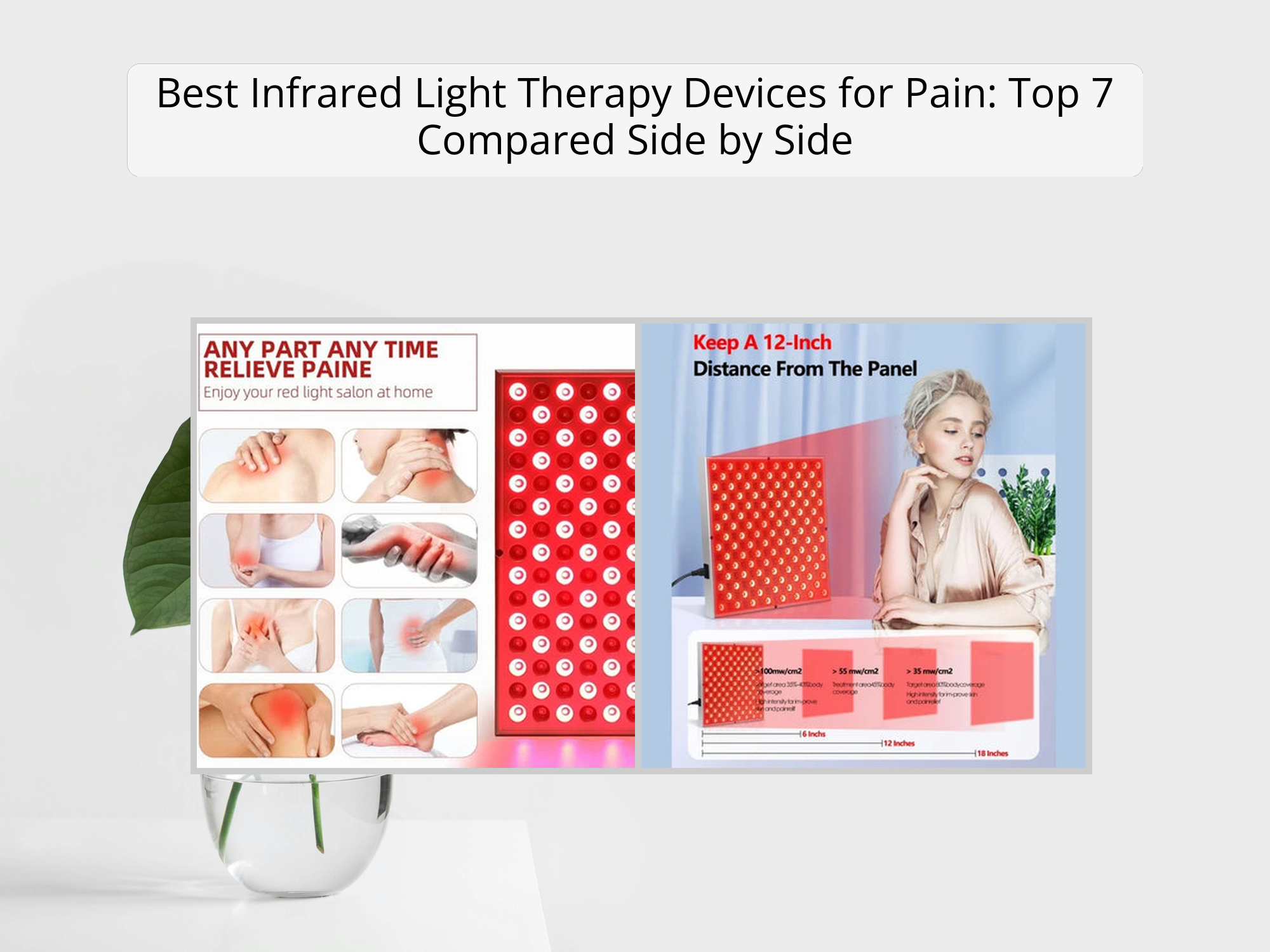 Best Infrared Light Therapy Devices for Pain: Top 7 Compared Side by S ...