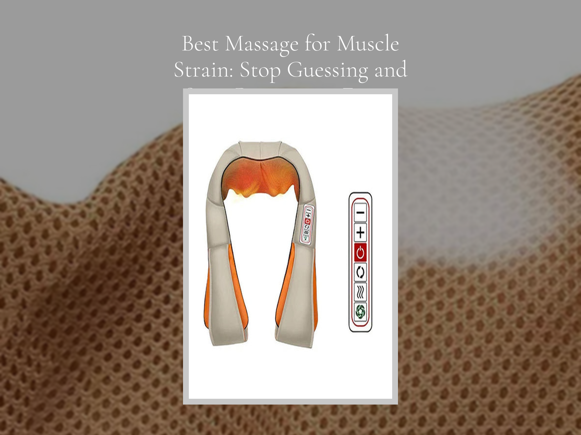 Best Massage for Muscle Strain: Stop Guessing and Start Recovering Fas ...