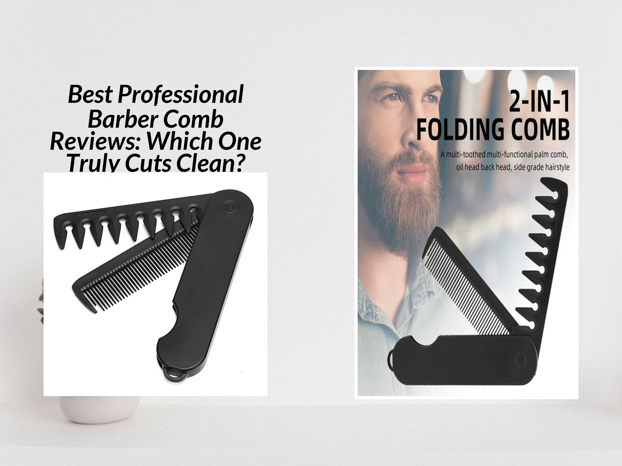 Best Professional Barber Comb Reviews for Clean Fades – KentDO™ Healthy ...