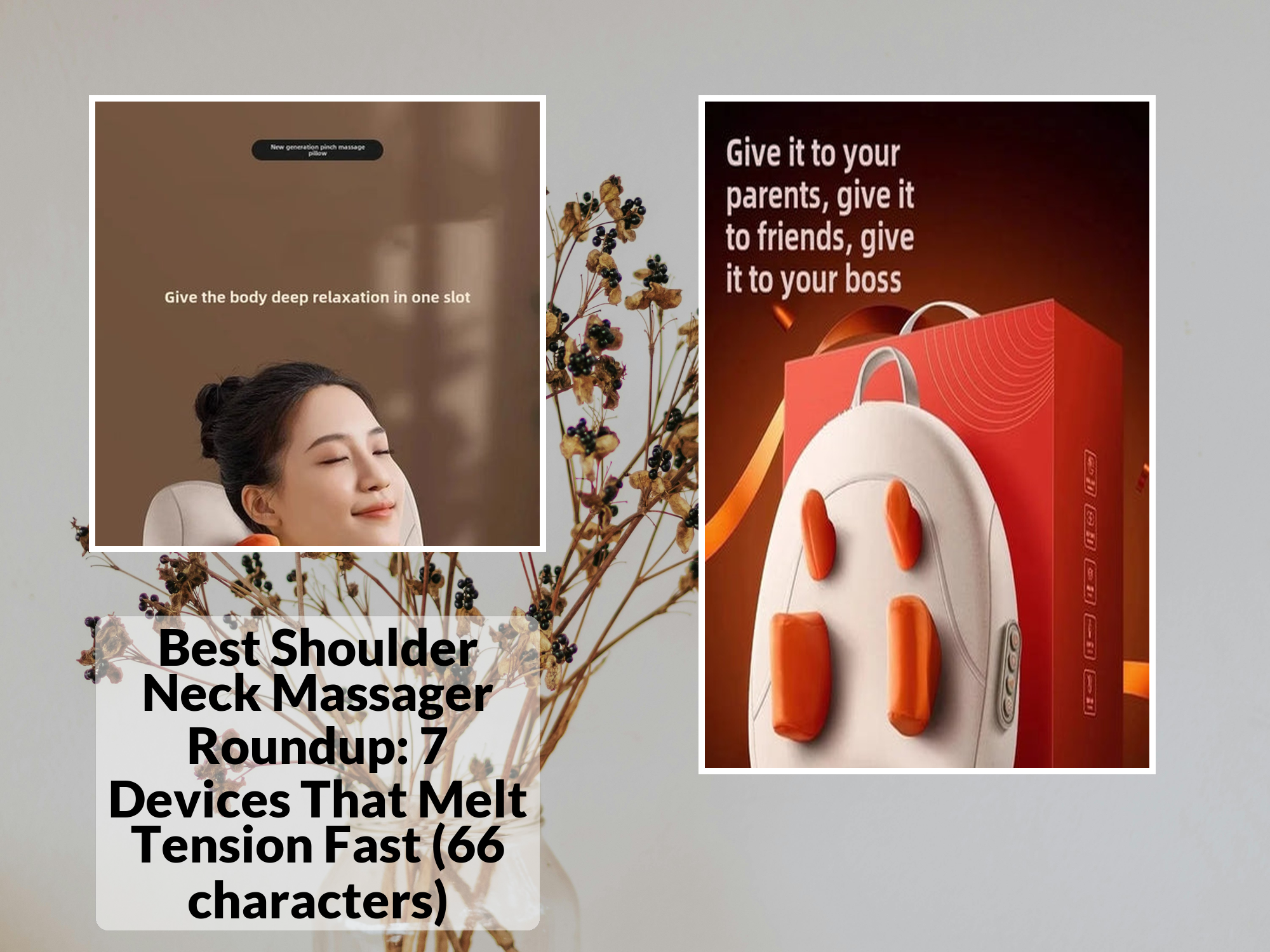 Best Shoulder Neck Massager Roundup: 7 Devices That Melt Tension Fast ...