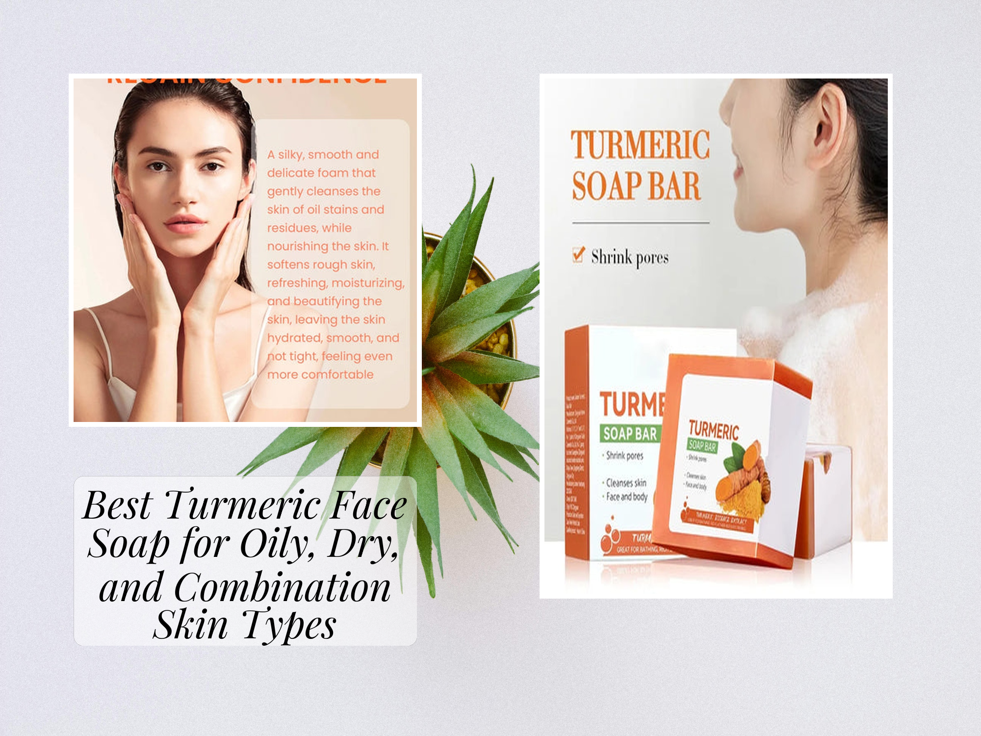 Best Turmeric Face Soap for Oily, Dry, and Combination Skin Types – KentDO