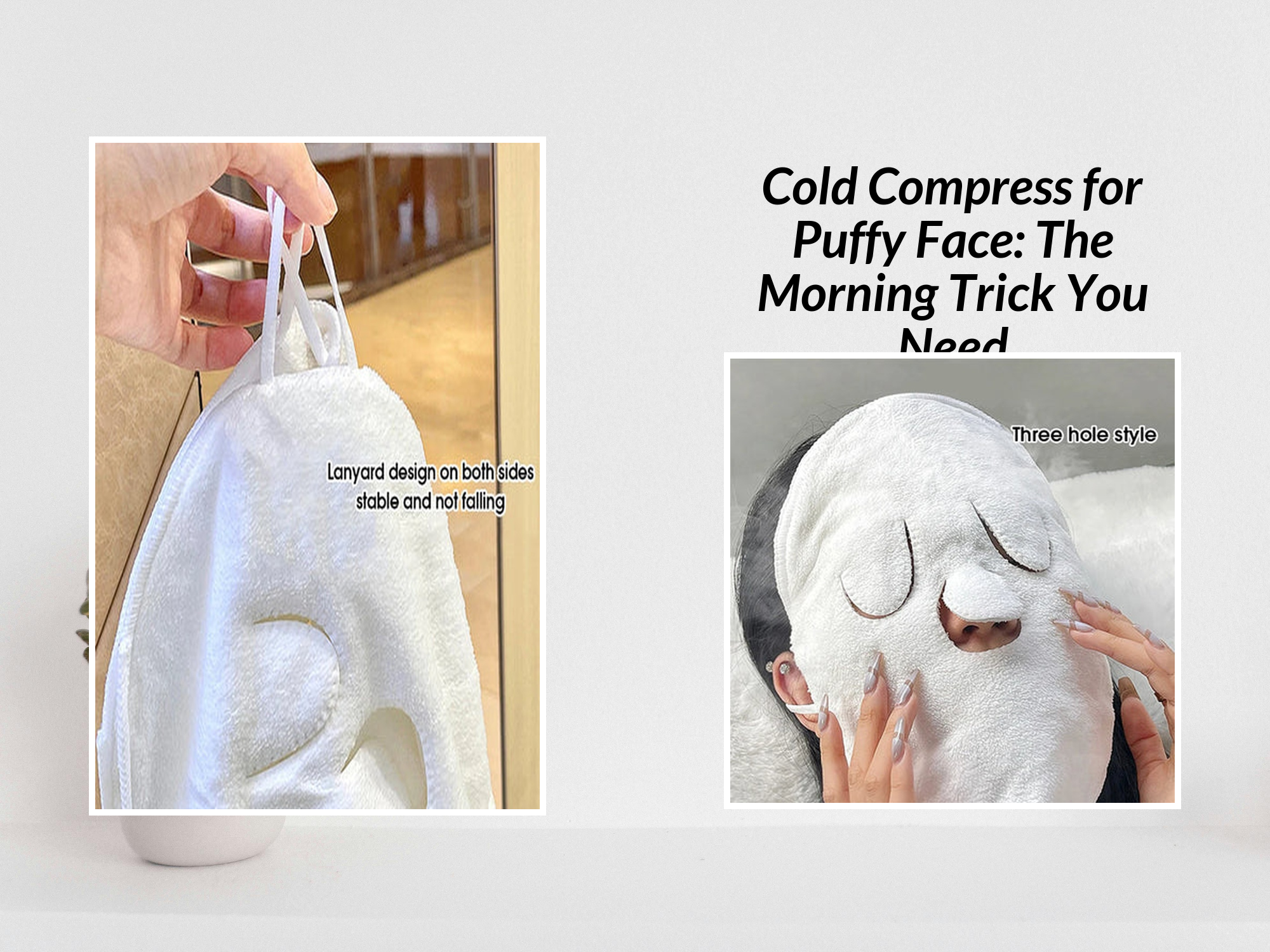 Cold Compress for Puffy Face: The Morning Trick You Need – KentDO ...