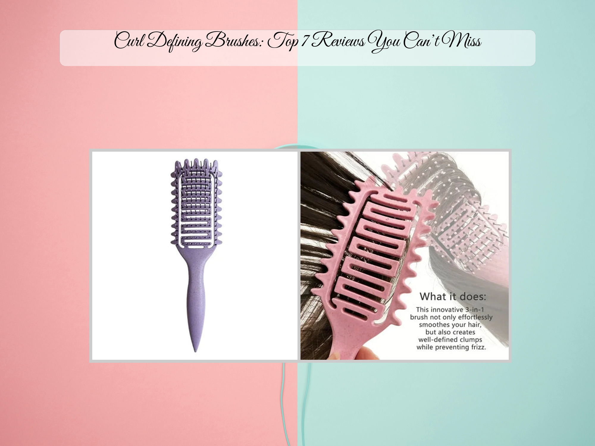 Curl Defining Brushes: Top 7 Reviews You Can’t Miss – KentDO™ Healthy ...
