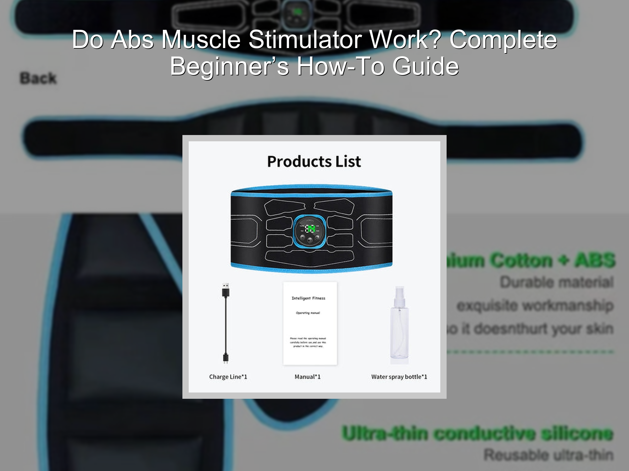 Do Abs Muscle Stimulator Work? Complete Beginner’s How-To Guide ...