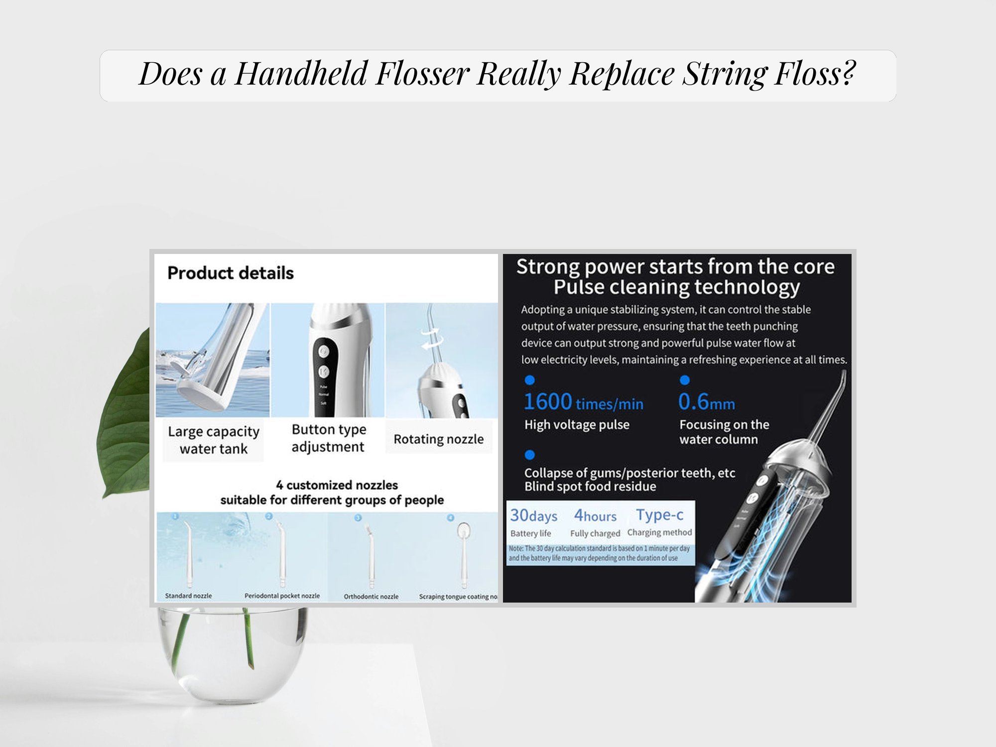 Does a Handheld Flosser Really Replace String Floss? – KentDO