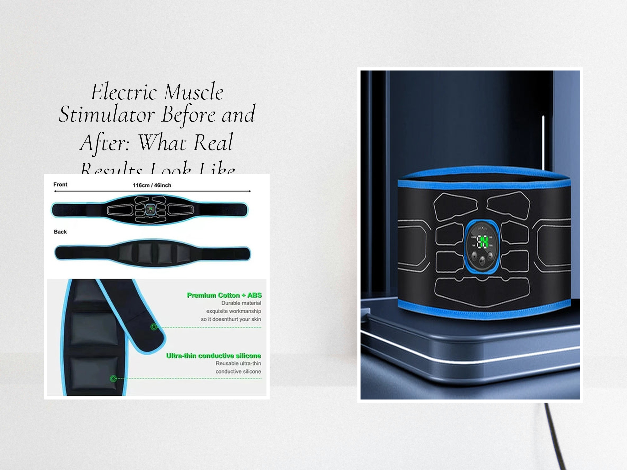Electric Muscle Stimulator Before and After: What Real Results Look Li ...
