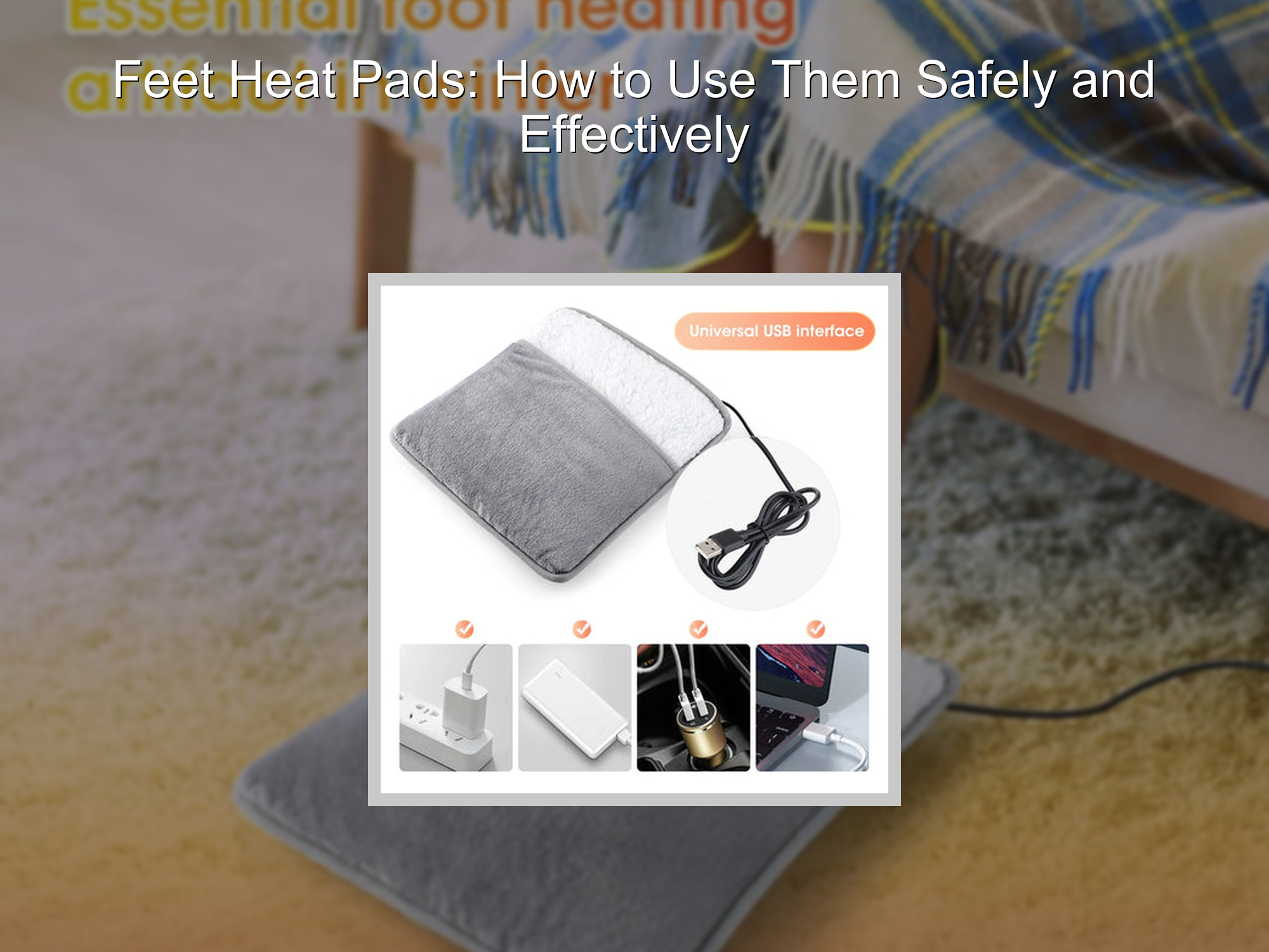 Is a Heating Pad on Feet Safe? Benefits & Risks – KentDO™ Healthy & Beauty