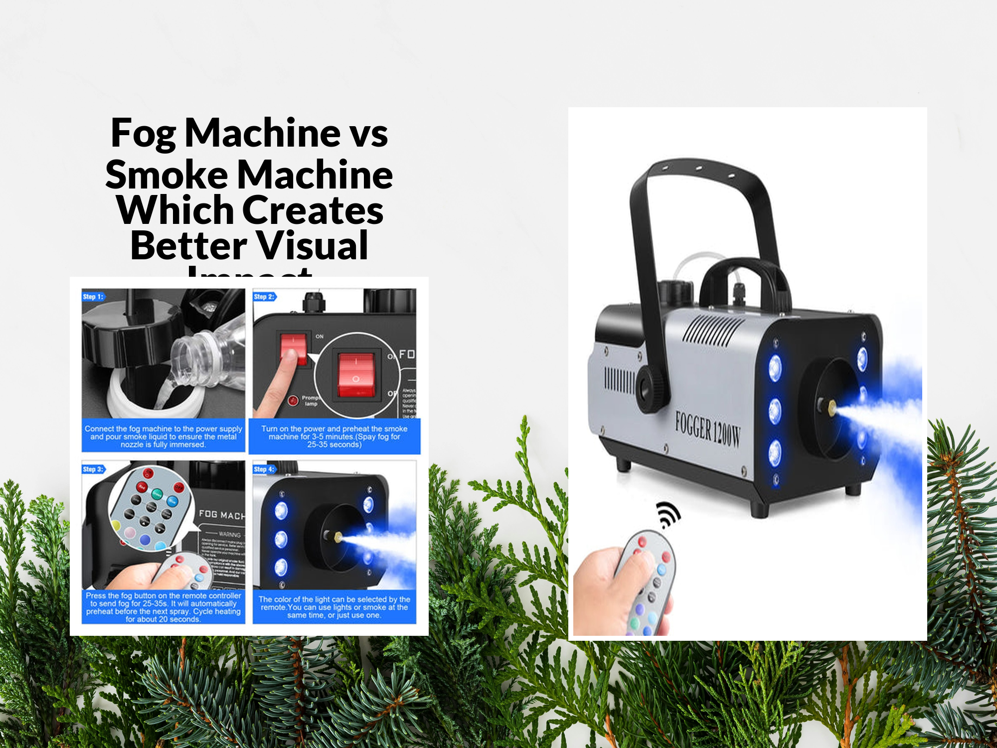 Fog Machine vs Smoke Machine: Key Differences (2026) – KentDO™ Healthy ...