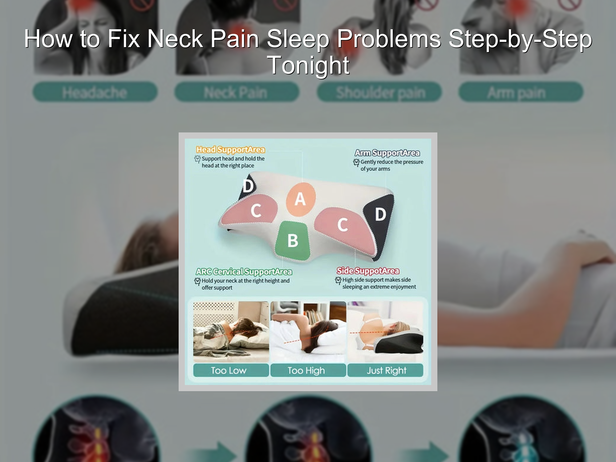 How to Fix Neck Pain Sleep Problems Step-by-Step Tonight – KentDO ...