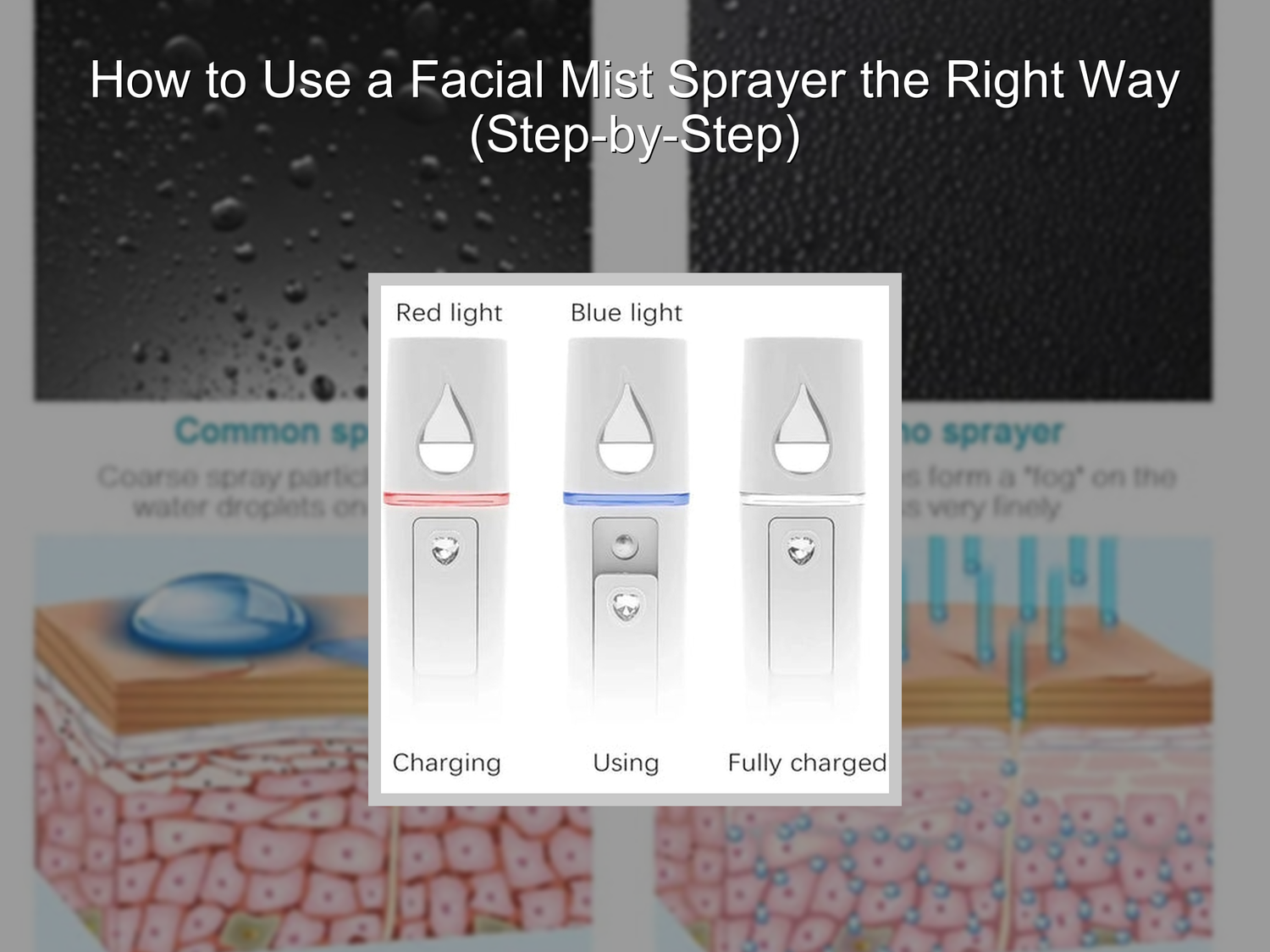 How to Use Face Mist: When, How Often & Tips – KentDO™ Healthy & Beauty