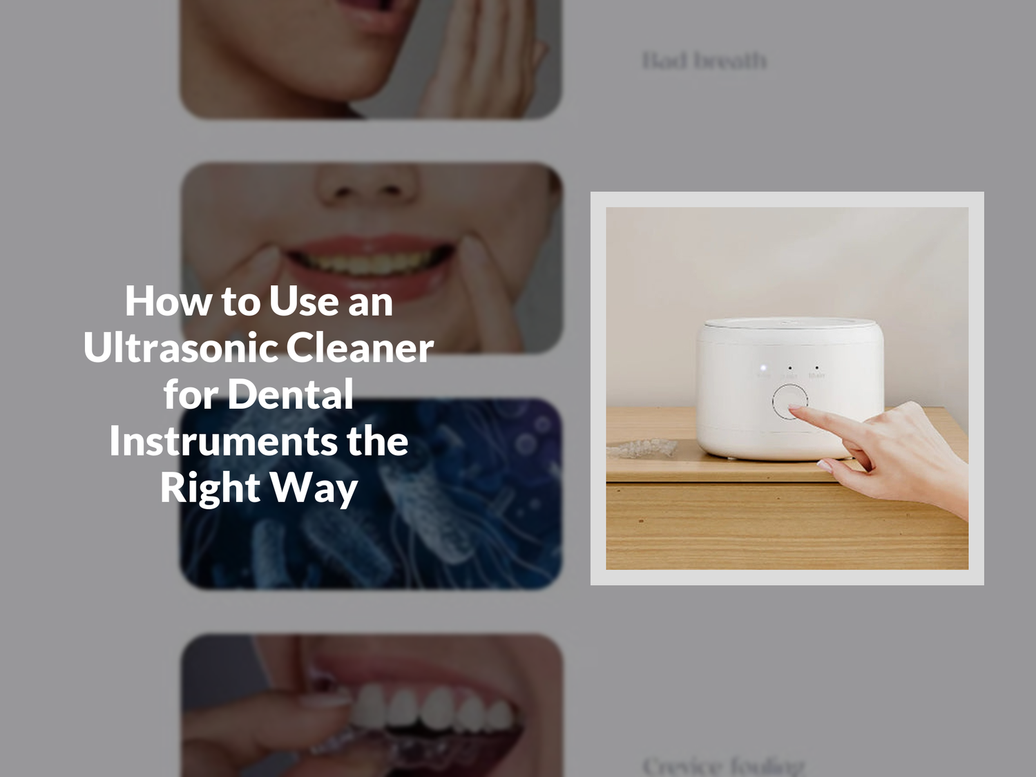 How to Use an Ultrasonic Cleaner for Dental Instruments the Right Way ...