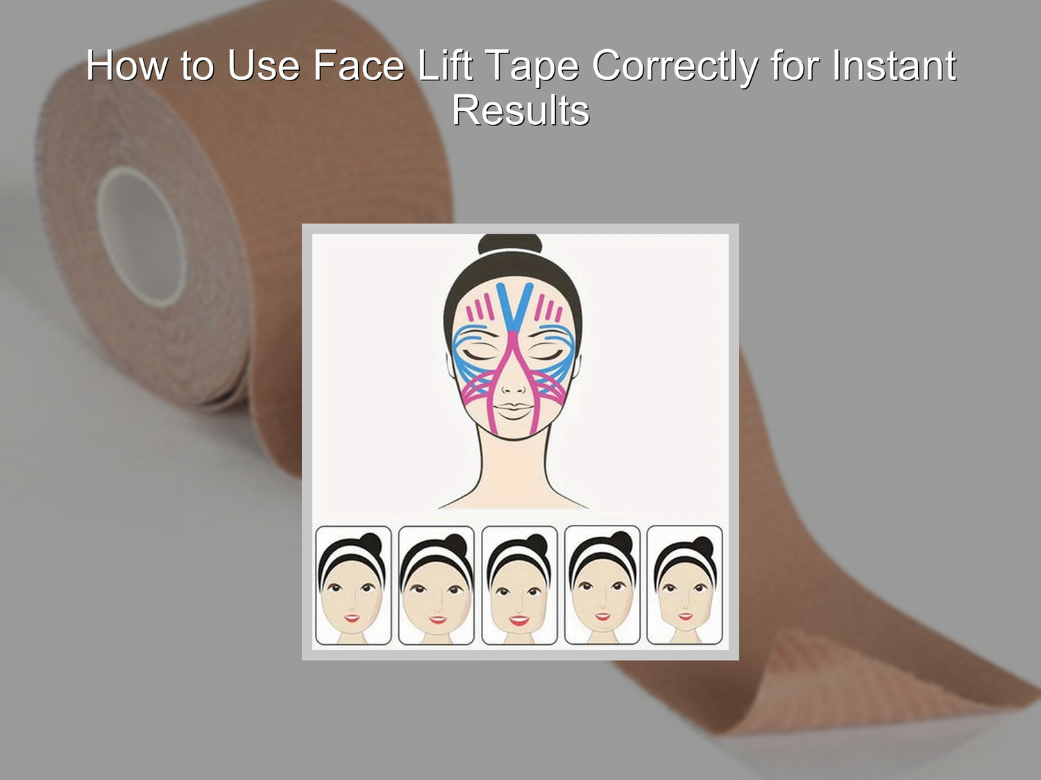 How to Use Face Lift Tape Correctly for Instant Results – KentDO ...
