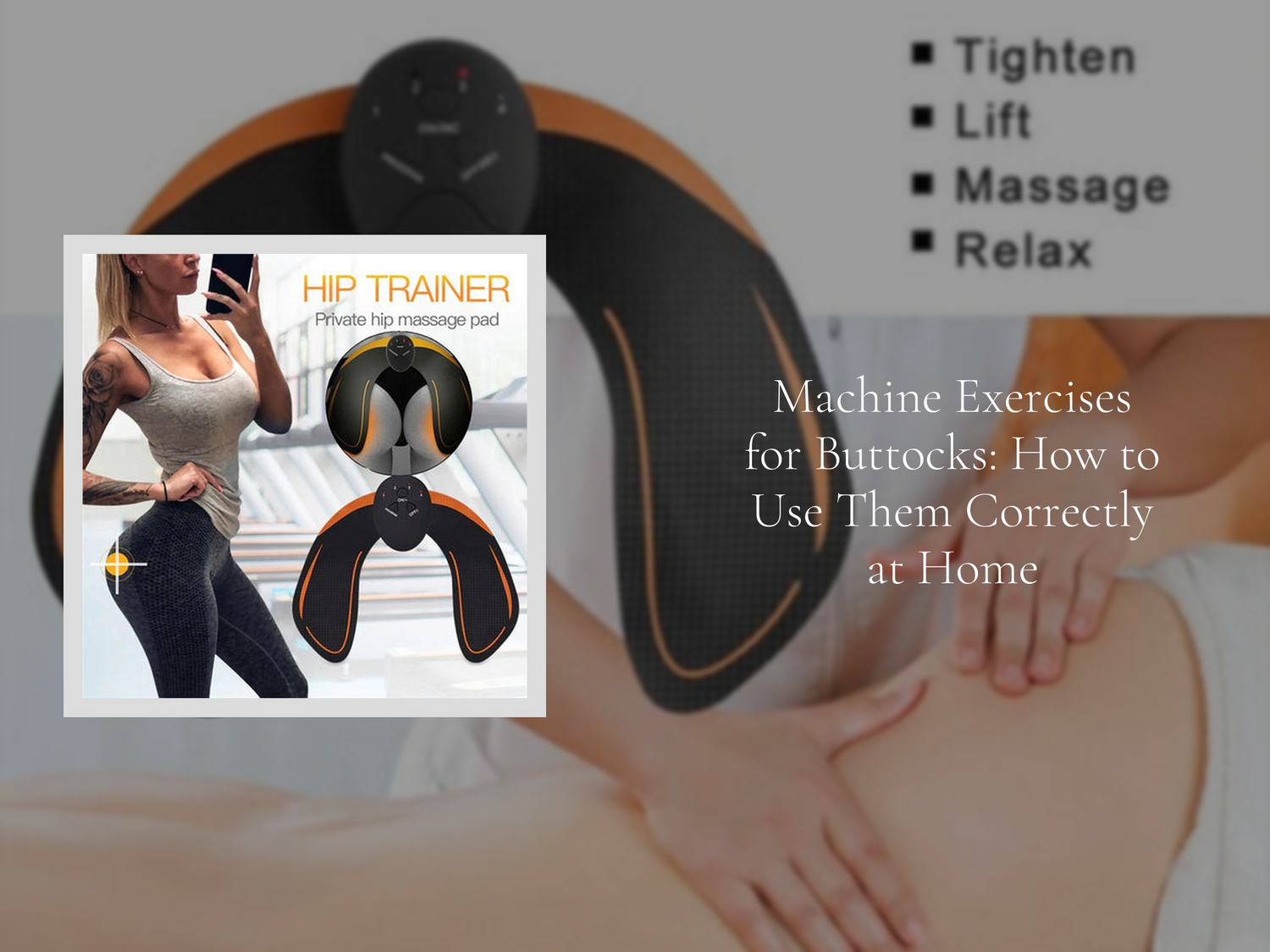 Machine Exercises for Buttocks: How to Use Them Correctly at Home ...