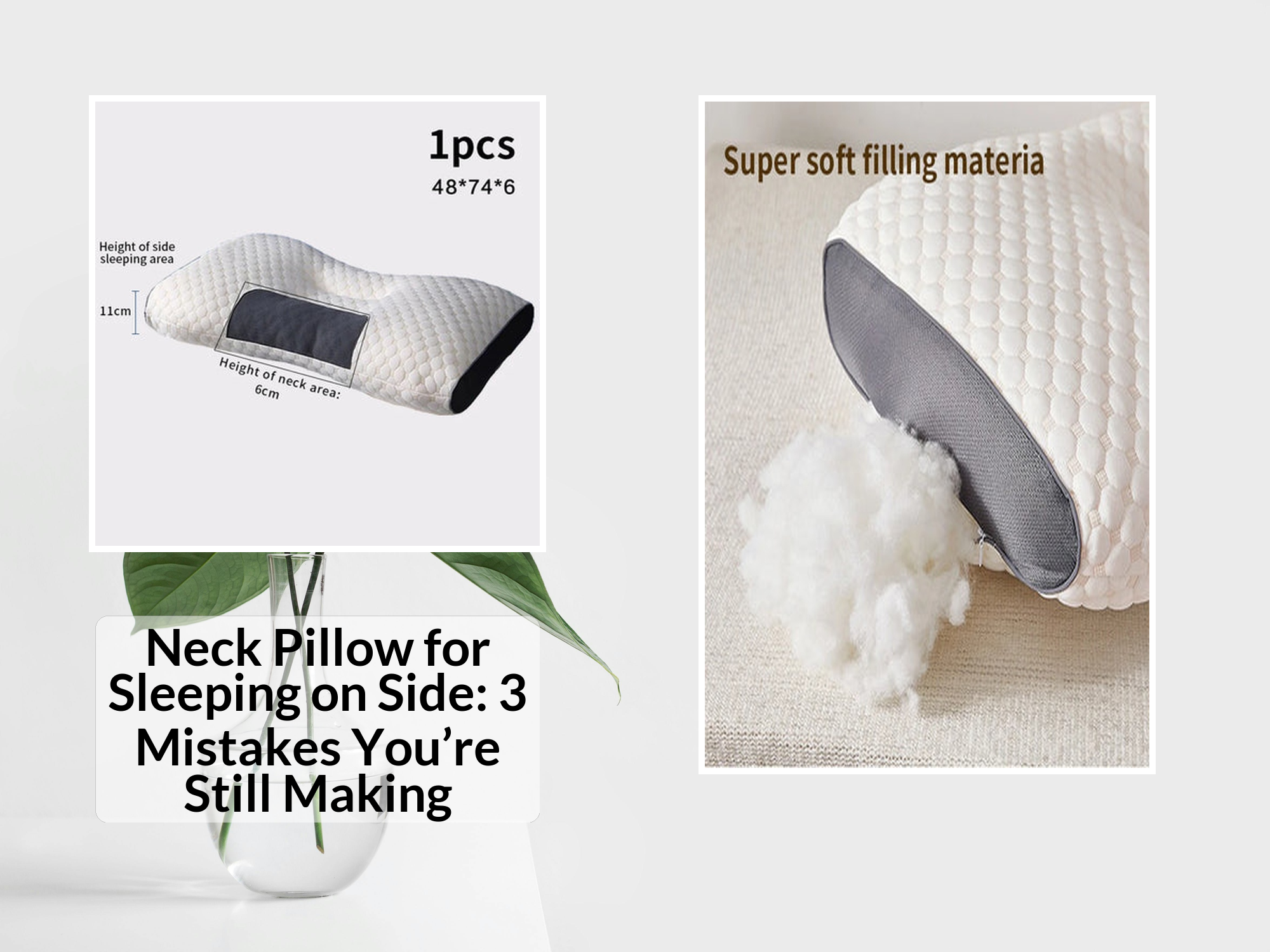 Neck Pillow for Sleeping on Side: 3 Mistakes You’re Still Making ...