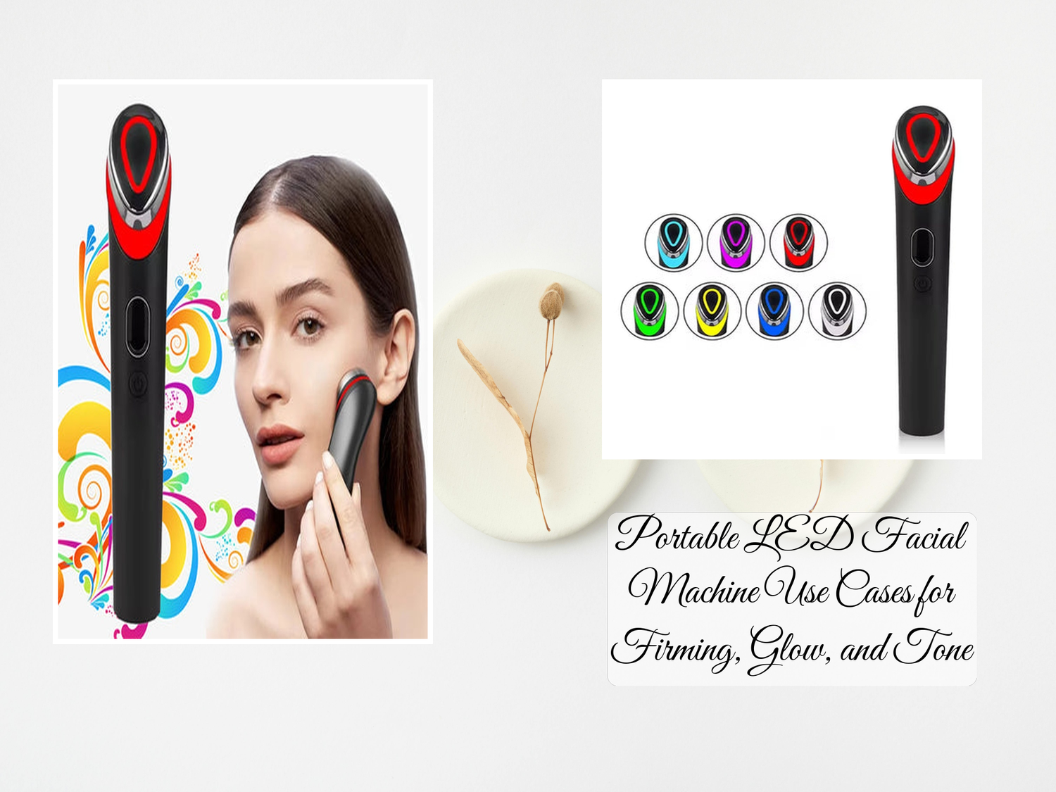 Portable LED Facial Machine Use Cases for Firming, Glow, and Tone ...