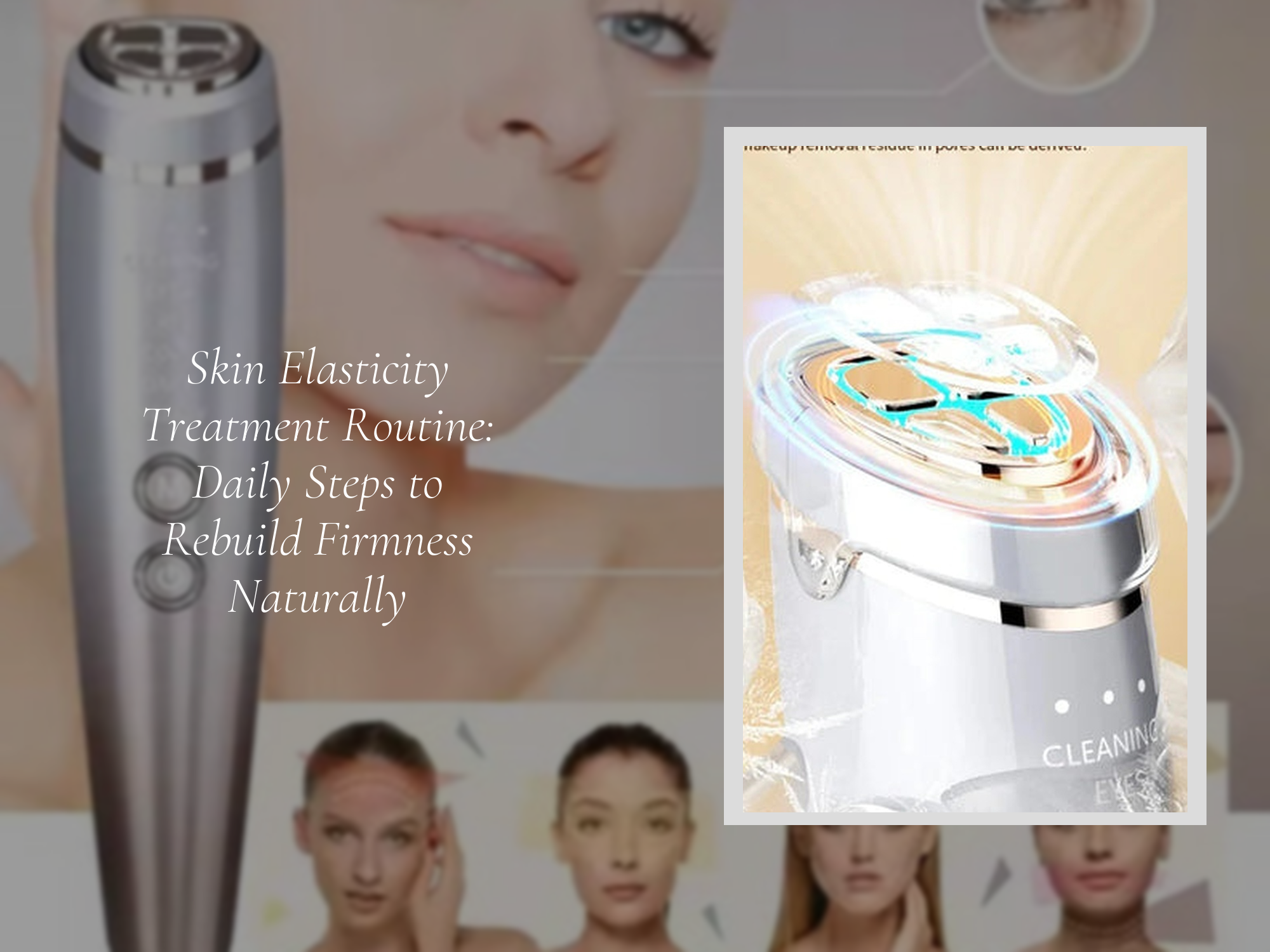 Skin Elasticity Treatment Routine: Daily Steps to Rebuild Firmness Nat ...