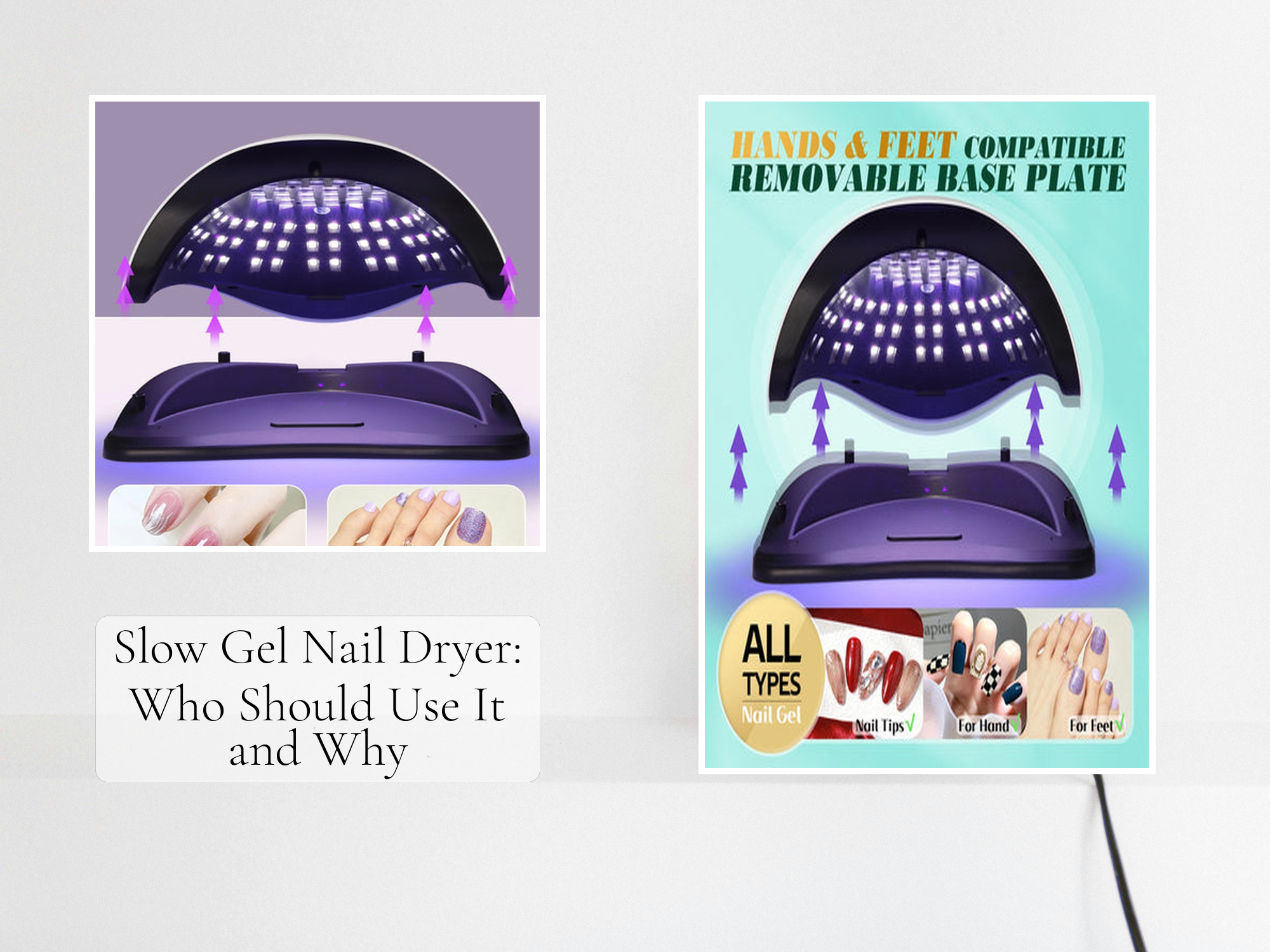 Slow Gel Nail Dryer: Who Should Use It and Why – KentDO™ Healthy & Beauty