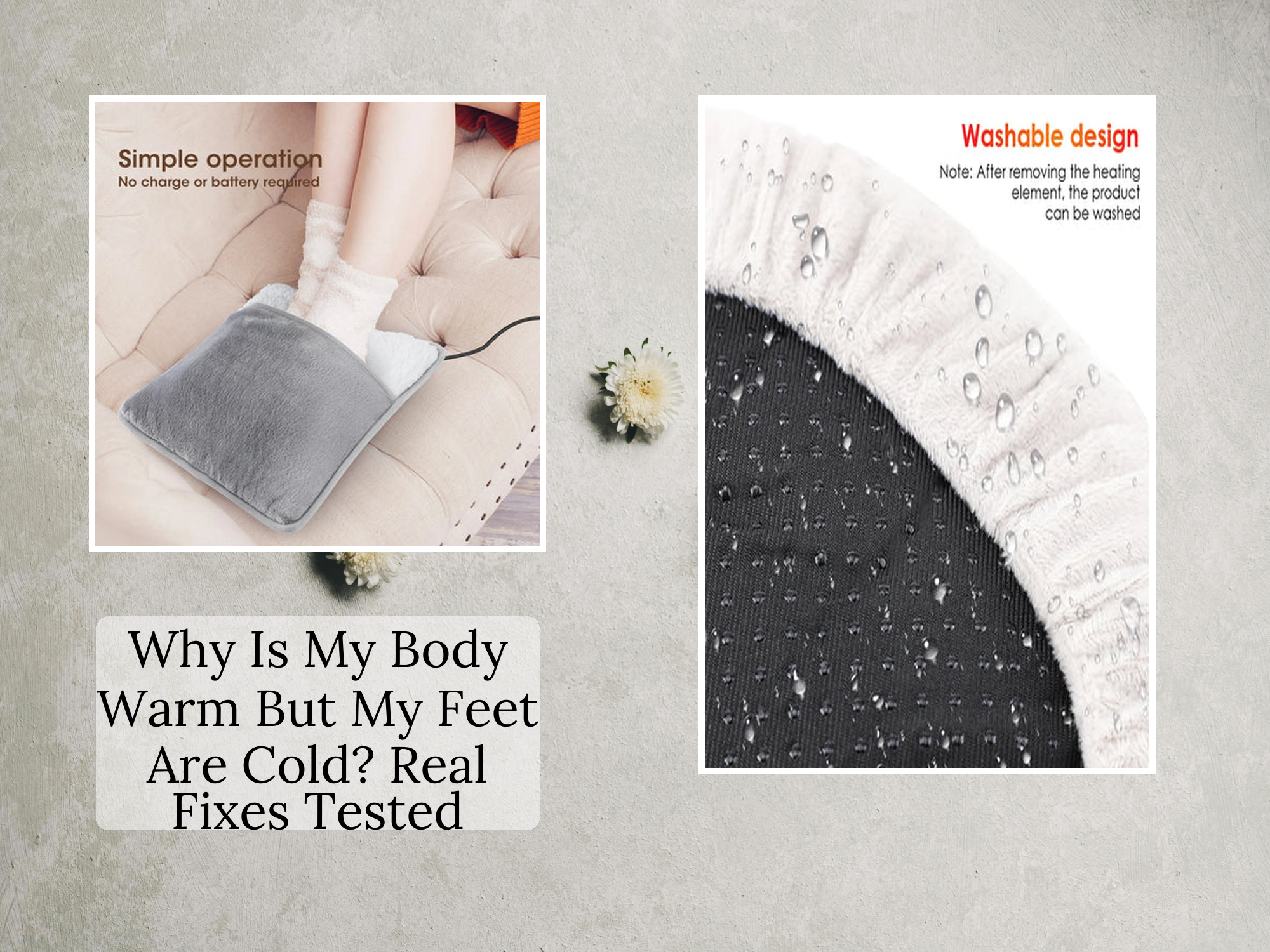 Why Is My Body Warm But My Feet Are Cold? Real Fixes Tested – KentDO ...