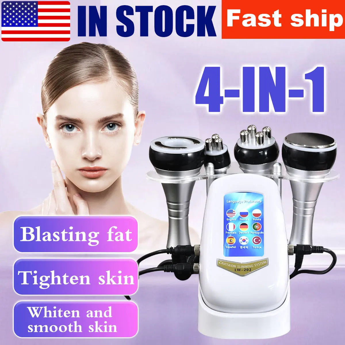KentDO™ 40K Cavitation Body Slimming Machine for Fat Loss & Tightening ...