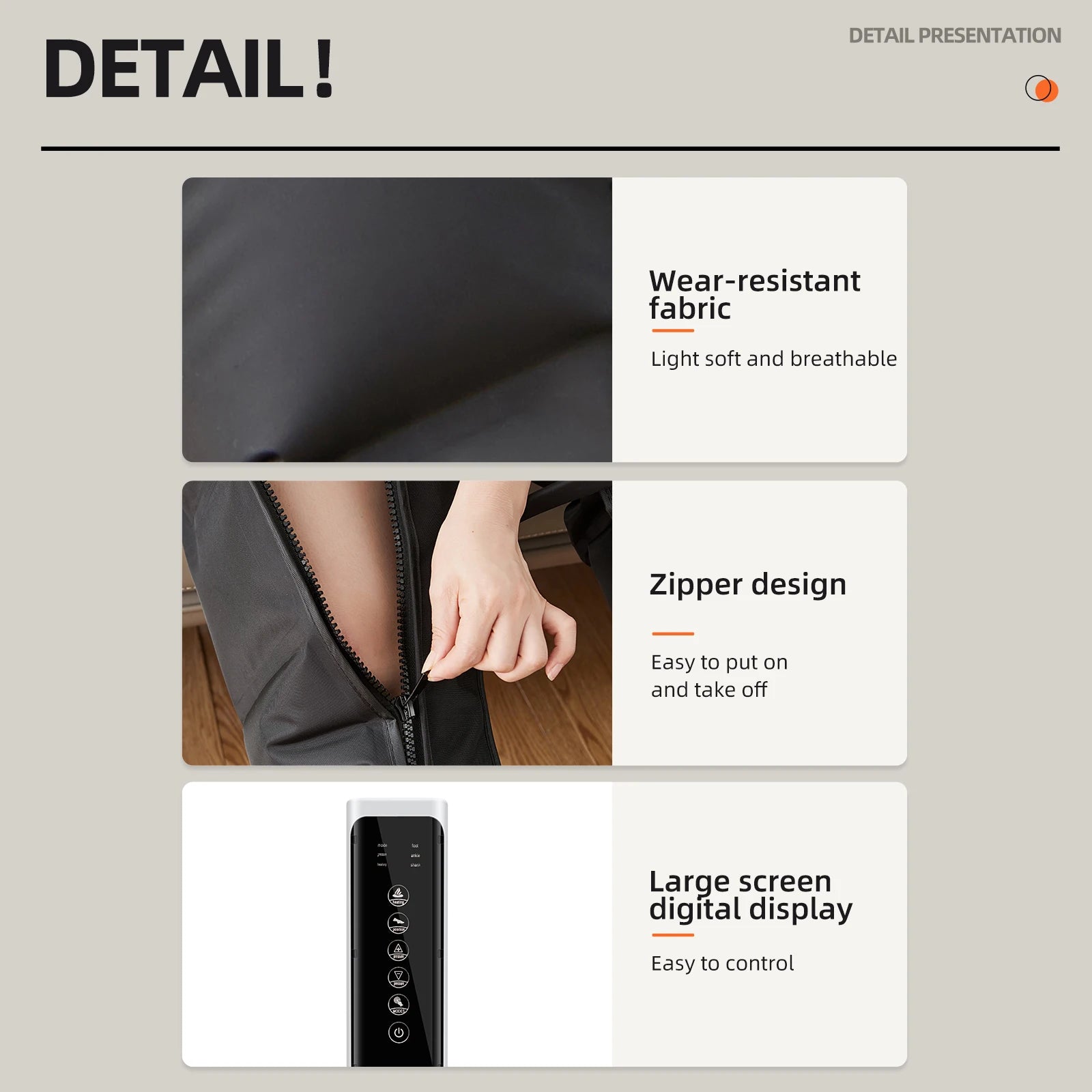 JAIYORL Air Compression Leg Massager for Muscle Relief – KentDO ...